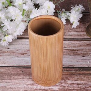 UPKOCH Wooden Bamboo Kitchen Utensil Holder Kitchen Utensil Storage Organizer Caddy For Chopsticks Forks Spoons Knives Tableware