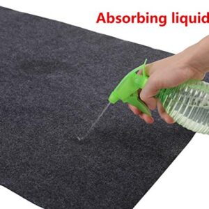 Sensko Under Sink Mat, Kitchen Cabinet Mat, Absorbent/Waterproof，Sink Drip Protector Tray ，Contains Liquids — Protects Cabinets，Washable(24" x 48")