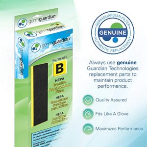 Germ Guardian FLT4825 HEPA GENUINE Air Purifier Replacement Filter B for GermGuardian AC4300BPTCA, AC4900CA, AC4825, AC4825DLX, AC4850PT, CDAP4500BCA, CDAP4500WCA and More, 1-Pack , Gray