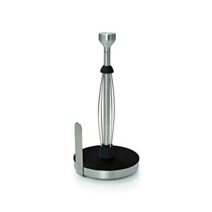 kitchenaid ko951mlbaa gourmet stainless steel paper towel holder, one size, black