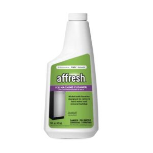 affresh ice machine cleaner, helps remove hard water and mineral buildup for great-tasting ice