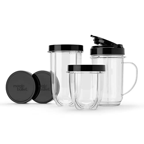 Magic Bullet Blender, Small, Silver, 11 Piece Set