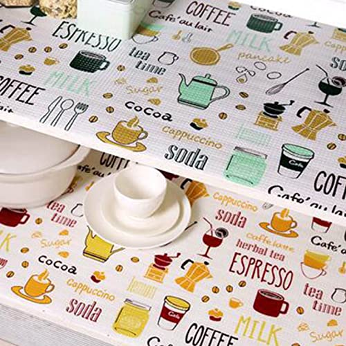 Shelf Liners 2 Roll Kitchen Table Mat Drawers Cabinet Cupboard Placemat Waterproof Oilproof Shoes Cabinet Mats