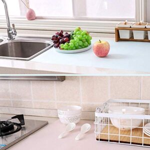 Non-Slip Transparent Waterproof, Oil-Proof Washable Refrigerator Mat/Pad/Liners for Shelves, Cabinet, Desks, Non-Adhesive, Anti-Slip Drawer Liner. Approx. 9’10” x 5.7” or (300cm x 45cm)