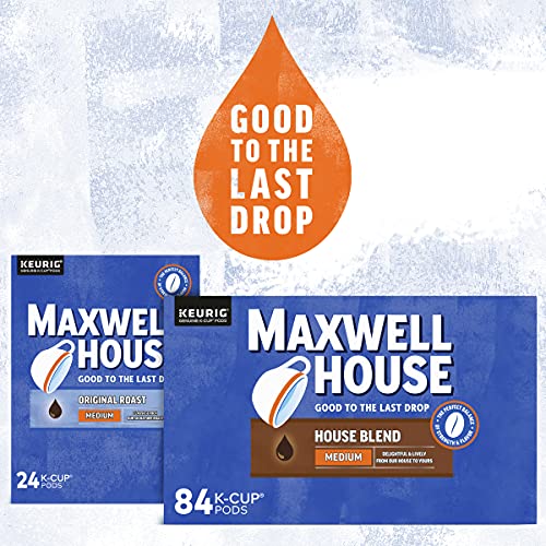 Maxwell House House Blend Medium Roast K-Cup Coffee Pods (84 Pods)