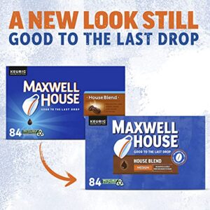 Maxwell House House Blend Medium Roast K-Cup Coffee Pods (84 Pods)