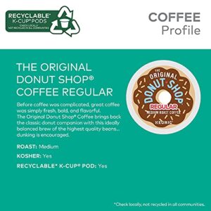 The Original Donut Shop Keurig Single-Serve K-Cup Pods, Regular Medium Roast Coffee, 72 Count