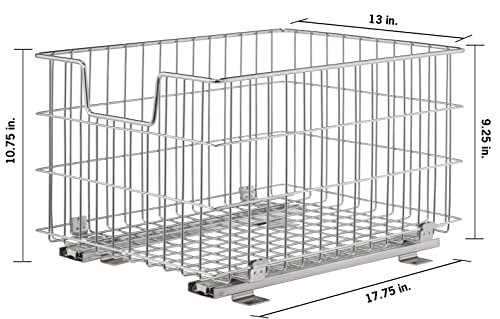 TRINITY Ecostorage Wire Basket with Slides