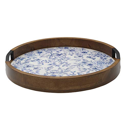 Pfaltzgraff Round Wood Lazy Susan Gabriela, Assorted