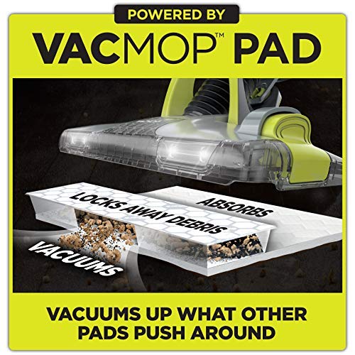 Shark VMP30 VACMOP Disposable Hard Floor Vacuum and Mop Pad Refills White, 30 Count (pack of 1) (Packaging May Vary)