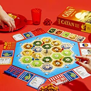 Catan Board Game (Base Game) | Family Board Game | Board Game for Adults and Family | Adventure Board Game | Ages 10+ | for 3 to 4 Players | Average Playtime 60 Minutes | Made by Catan Studio