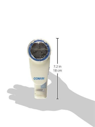 Conair Fabric Shaver and Lint Remover, Battery Operated Portable Fabric Shaver, White