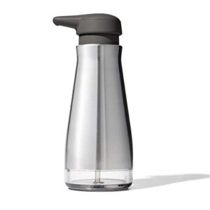 oxo good grips stainless steel soap dispenser