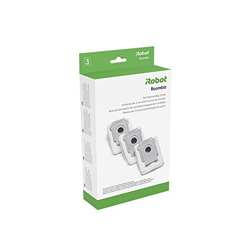 iRobot Roomba Authentic Replacement Parts - Clean Base Automatic Dirt Disposal Bags, 3-Pack, Compatible with all Clean Base models,White - 4640235