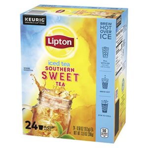 Lipton Iced Tea K-Cup Pods, Southern Sweet Black Tea, 24 Pods