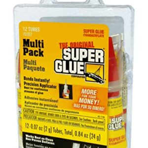 Super Glue 15187 , Clear- pack of 12