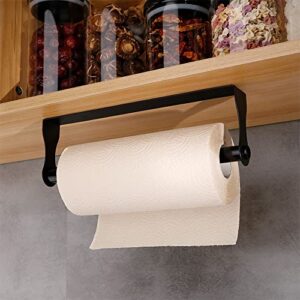 MGahyi Paper Towel Holder Dispenser for Walls or Under Cabinet ,Self Adhesive or Screw Mounting Paper Towel Holder Wall Mount for Kitchen, Pantry,Cupboard, Sink Storage