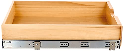 Knape & Vogt RS-WMUB-17-WD 5 in. H x 18 in. W x 22 in. D Soft-Close Wood Drawer Box Pull-Out Cabinet Organizer