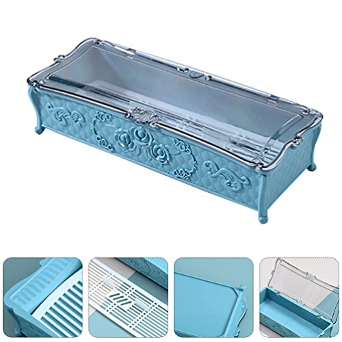 Flatware Storage Case Tableware Cutlery Container Silverware Flatware Chest with Lid European Style Chopsticks Spoons Boxes for Kitchen Storage