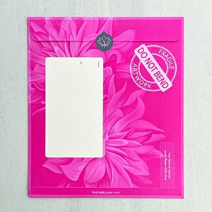 Freshcut Paper Pop Up Cards, Dear Dahlia, 12 inch Life Sized Forever Flower Bouquet 3D Popup Greeting Cards with Note Card and Envelope - Dahlia & Cala Lily Flowers