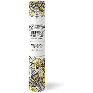 poo-pourri before-you-go toilet spray, original citrus scent, 10 ml.