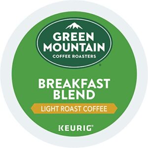 Green Mountain Coffee Roasters Breakfast Blend Single-Serve Keurig K-Cup Pods, Light Roast Coffee, 24 Count (Pack of 4)