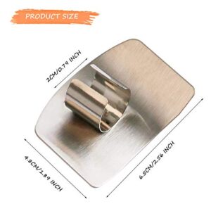 4PCS Stainless Steel Finger Guard£¬Finger Protector Hand Guard Avoid Hurting£¬Safe Knives Guard Chop Safe Slice Kitchen Tool for Dicing and Slicing in Kitchens