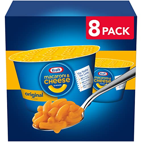 Kraft Easy Mac Original Flavor Macaroni and Cheese (8 Microwaveable Cups)