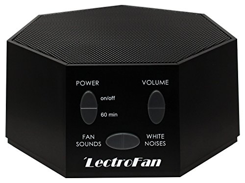 LectroFan High Fidelity White Noise Machine with 20 Unique Non-Looping Fan and White Noise Sounds and Sleep Timer