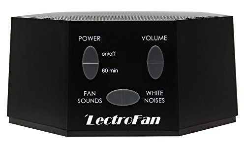 LectroFan High Fidelity White Noise Machine with 20 Unique Non-Looping Fan and White Noise Sounds and Sleep Timer