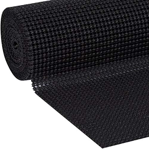 Duck Brand Select Grip EasyLiner Brand Shelf Liner [Non-Adhesive]: 12 in. x 10 ft. (Black)