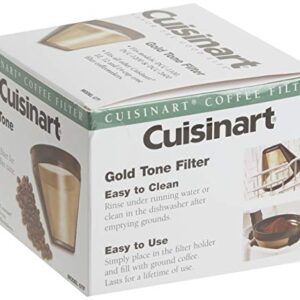 Cuisinart GTF Gold Tone Coffee Filter, 10-12 Cup Cone, Burr Mill