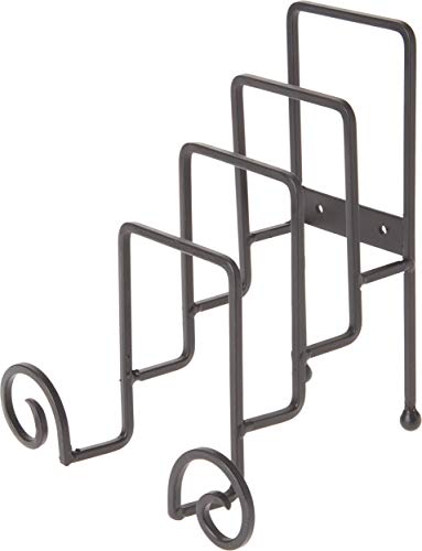 Bard's Wrought Iron 4 Plate Table Stand, 8" H x 7.25" W x 6" D