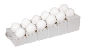 kitchen spaces eggstra space egg holder, standard, gray