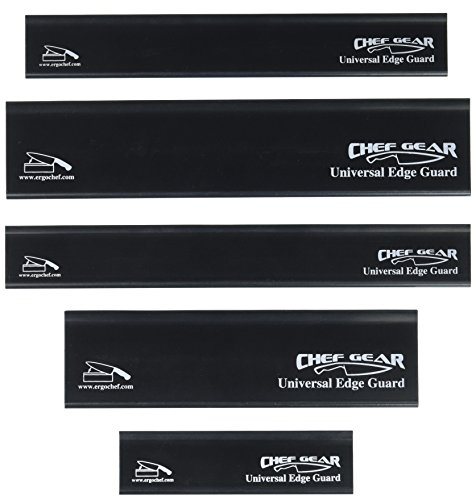 Ergo Chef 5 Piece Universal Knife Edge Guard Set Black