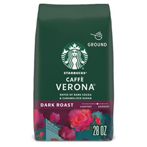 starbucks ground coffee—dark roast coffee—caffè verona—100% arabica—1 bag (28 oz)