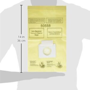 Envirocare Replacement Vacuum Cleaner Bags made to fit Kenmore Canister Type C/Q. 5055, 50557 and 50558 Panasonic Type C-5,15 pack