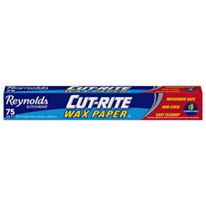 reynolds kitchens cut-rite wax paper, 75 square foot roll