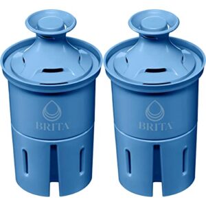 brita elite water filter replacements for pitchers and dispensers, reduces 99% of lead from tap water, lasts 6 months, 2 count