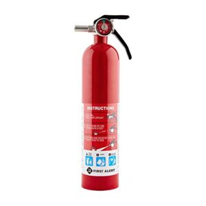 first alert home1 rechargeable standard home fire extinguisher ul rated 1-a:10-b:c, red