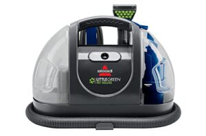 bissell little green pet deluxe portable carpet cleaner, 3353, gray/blue