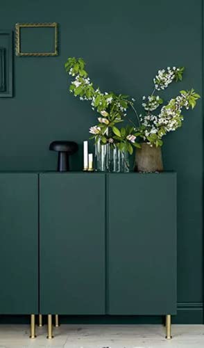 Peel and Stick Dark Oliver Green Wallpaper Matte Texture Sticker Decorative Adhesive Vinyl for Drawer Cabinet Shelf Liners Waterproof Removable (Dark Oliver Green, 15.8X100inch)