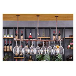 WXXGY Hanging Wine Glass Holder Creative Wine Glass Holder Goblet Holder Upside Down Glass Holder/White/100X27Cm