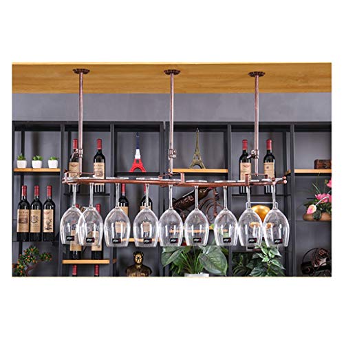 WXXGY Hanging Wine Glass Holder Creative Wine Glass Holder Goblet Holder Upside Down Glass Holder/White/100X27Cm