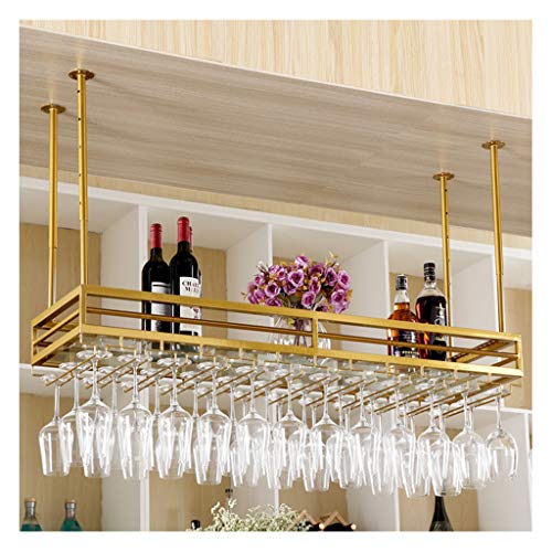 WXXGY Wine Glass Holder Household Wine Glass Holder Hanging Wine Glass Holder Display Stand Wine Rack Hanging Goblet Holder/a/80X35Cm