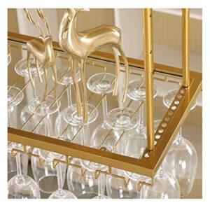 WXXGY Wine Glass Holder Household Wine Glass Holder Hanging Wine Glass Holder Display Stand Wine Rack Hanging Goblet Holder/a/80X35Cm