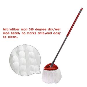 3 Pack Mop Replacement Heads for O-Ceda EasyWrin Spin Mop, Microfiber Spin Mop Refills, Easy Cleaning Mop Head Replacement