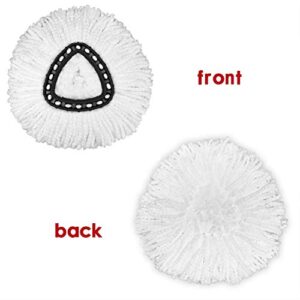 3 Pack Mop Replacement Heads for O-Ceda EasyWrin Spin Mop, Microfiber Spin Mop Refills, Easy Cleaning Mop Head Replacement