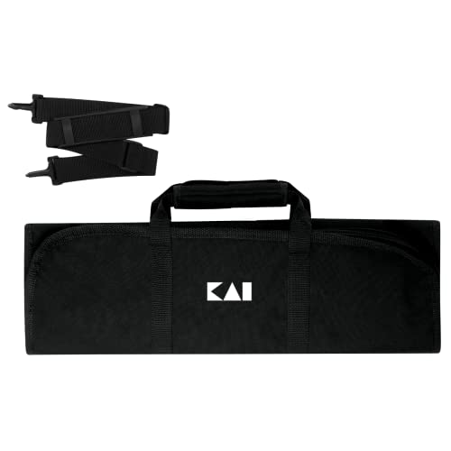 Kai 8 Slot Knife Roll, Black