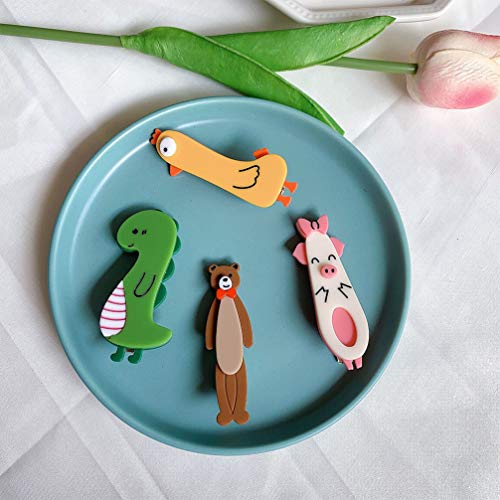 SOLUSTRE 5pcs Cartoon Animal Hair Clip Cartoon Hair Barrettes Kid Animal Hair Clips Girls Hair Barrettes Animal Hair Pins Cartoon Headpiece for Girls Daily Outfit Random Color